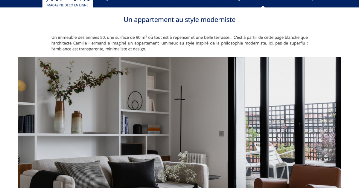 Joli Place : Un appartement au style moderniste | Architecte d ...